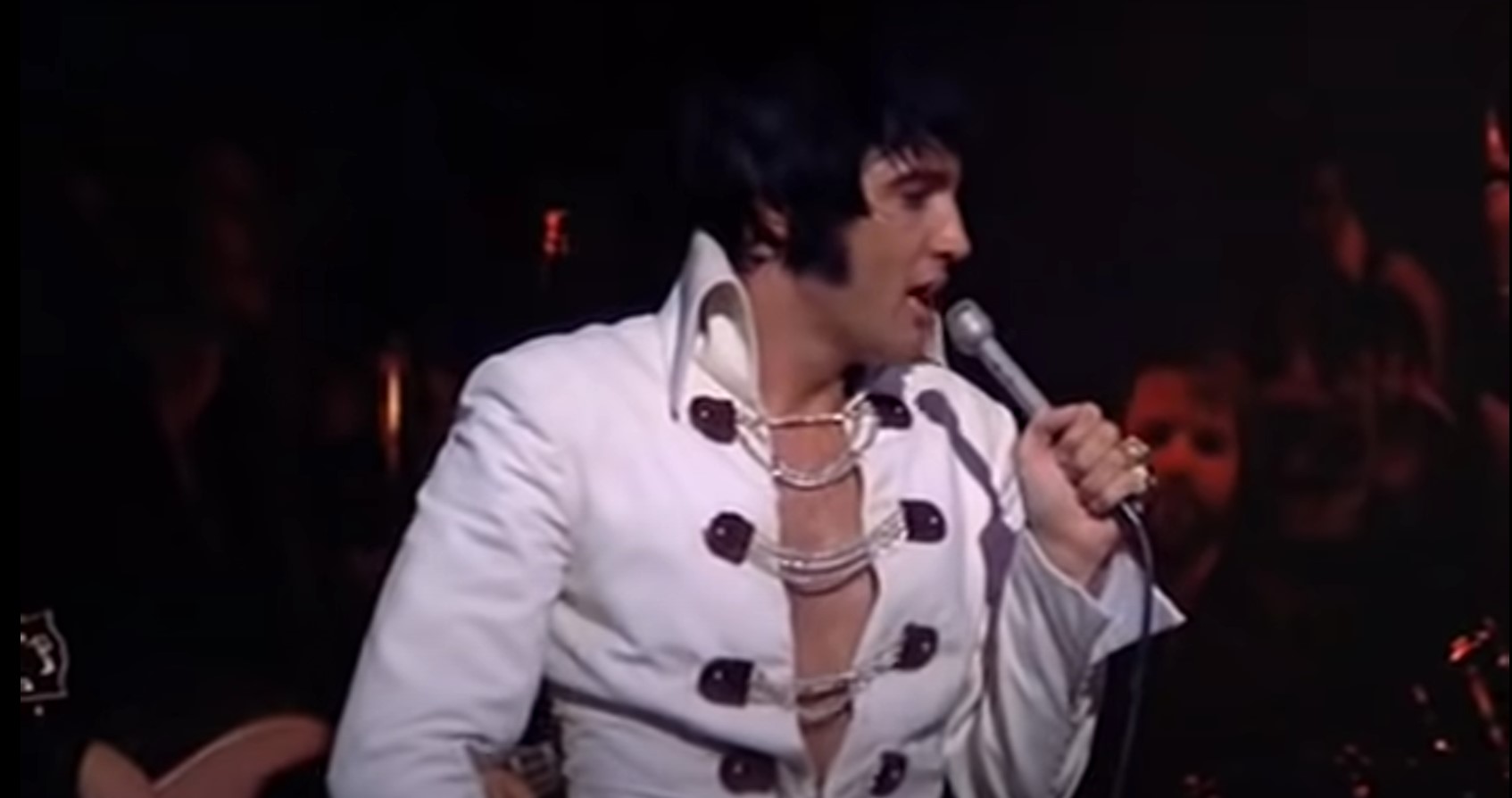 No one matches Elvis's charisma on stage, as seen in this clip.