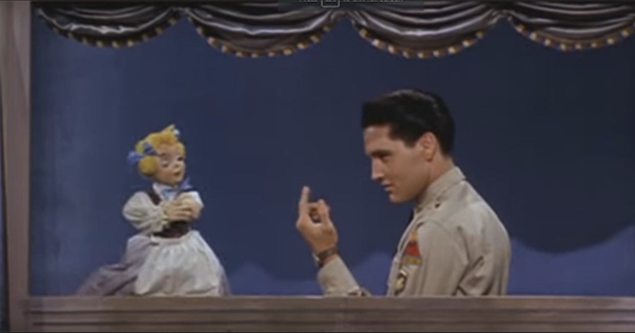 This Scene Highlights Elvis Presley's Acting Talent; He Serenades The ...